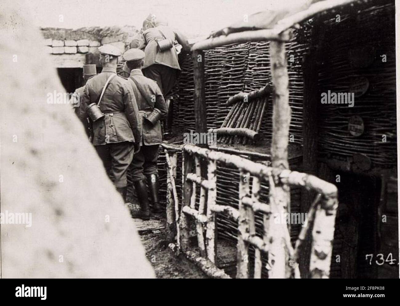 Bridgehead in Vladimir Wolinsky trench Stock Photo - Alamy