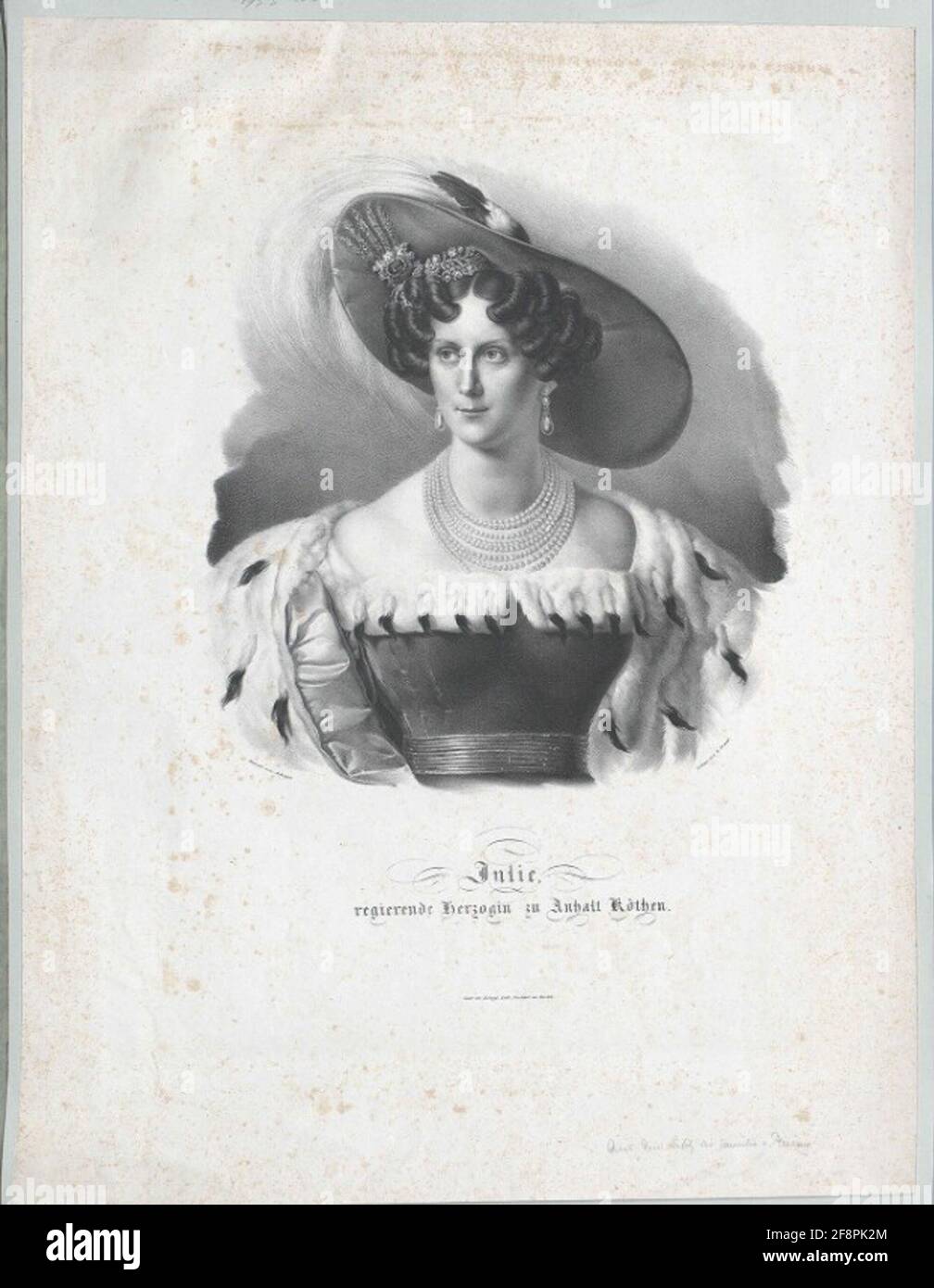 Brandenburg, Julie Countess of Stock Photo - Alamy