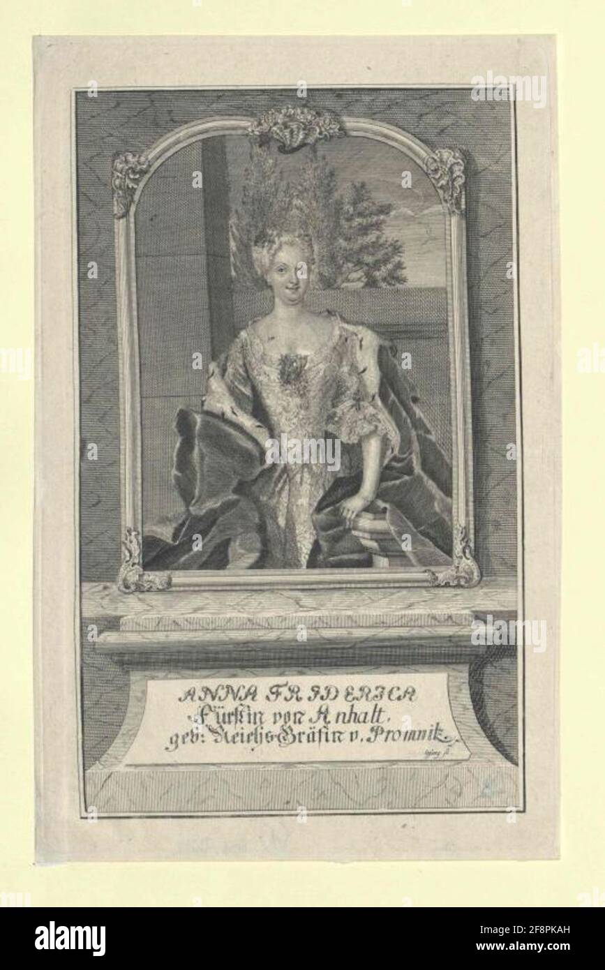 Promnitz, Anna Friederike Countess Stock Photo - Alamy