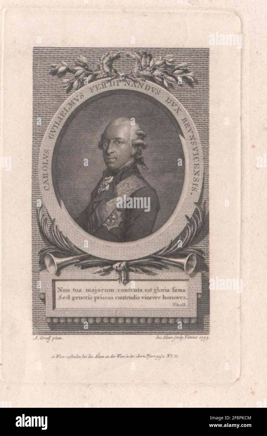 Charles II. Wilhelm Ferdinand, Duke of Braunschweig-Wolfenbüttel ...