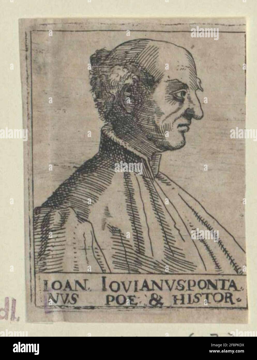 Pontano, Giovanni Gioviano Stock Photo - Alamy