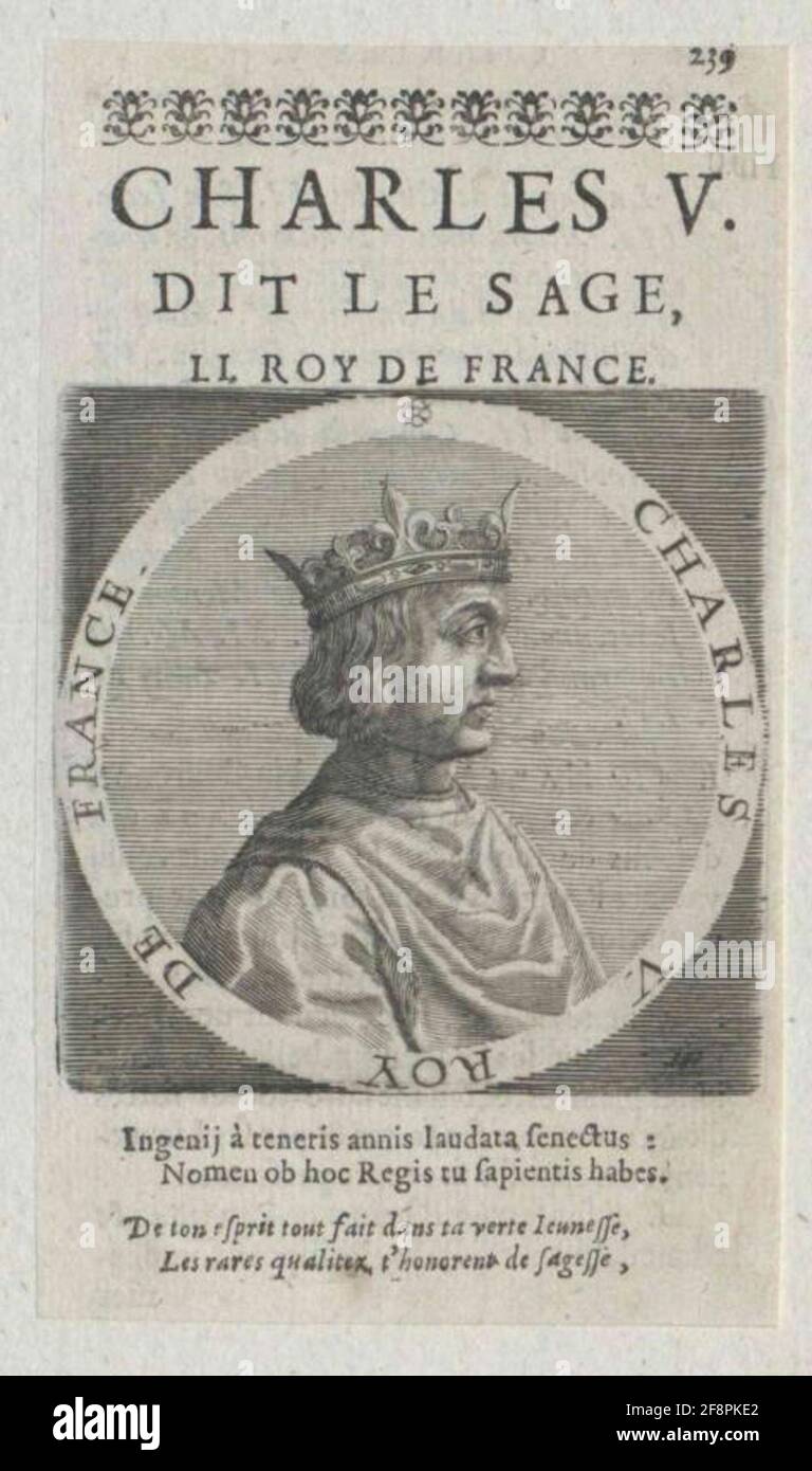 Karl V, King of France Stock Photo - Alamy