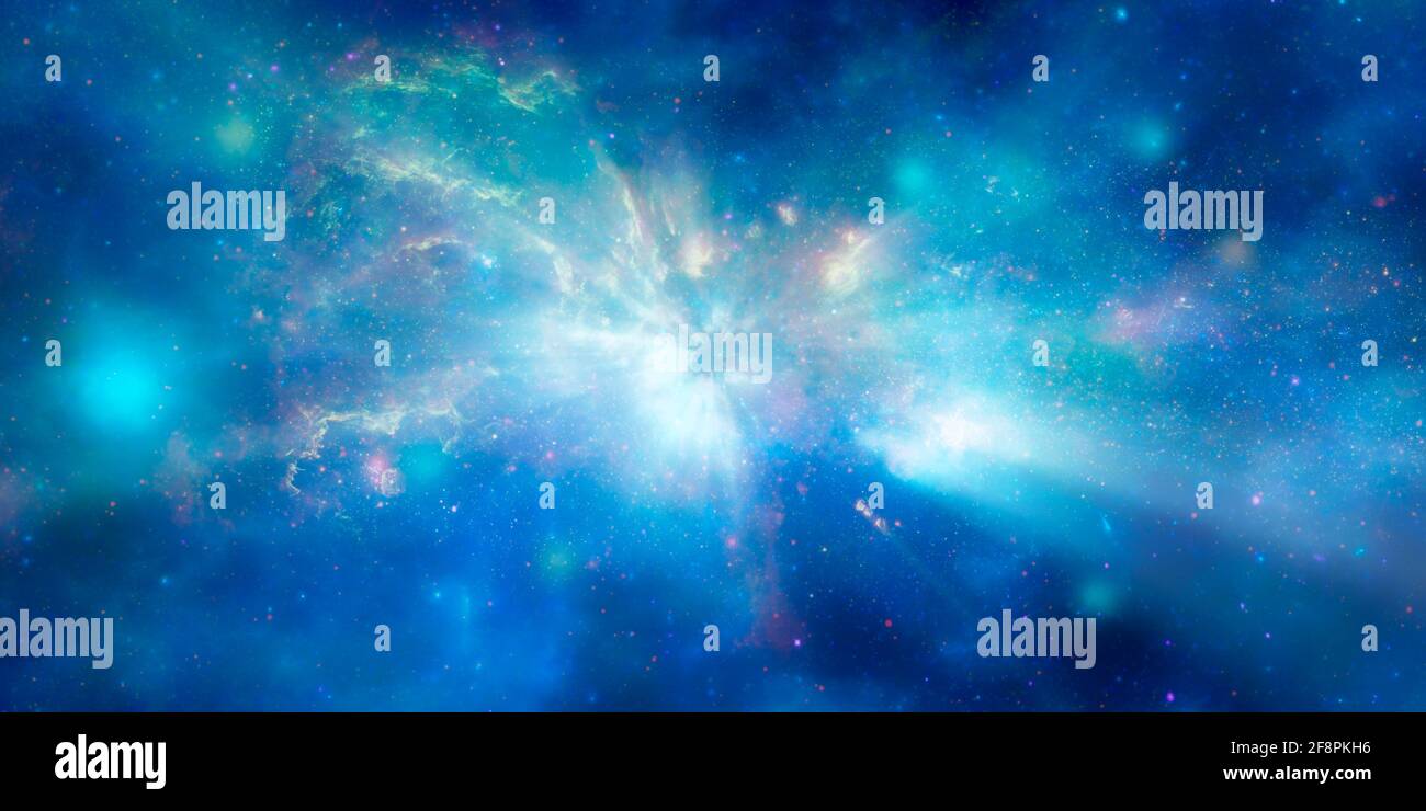 Beauty nebula and star field. Elements of this image furnished by NASA ...