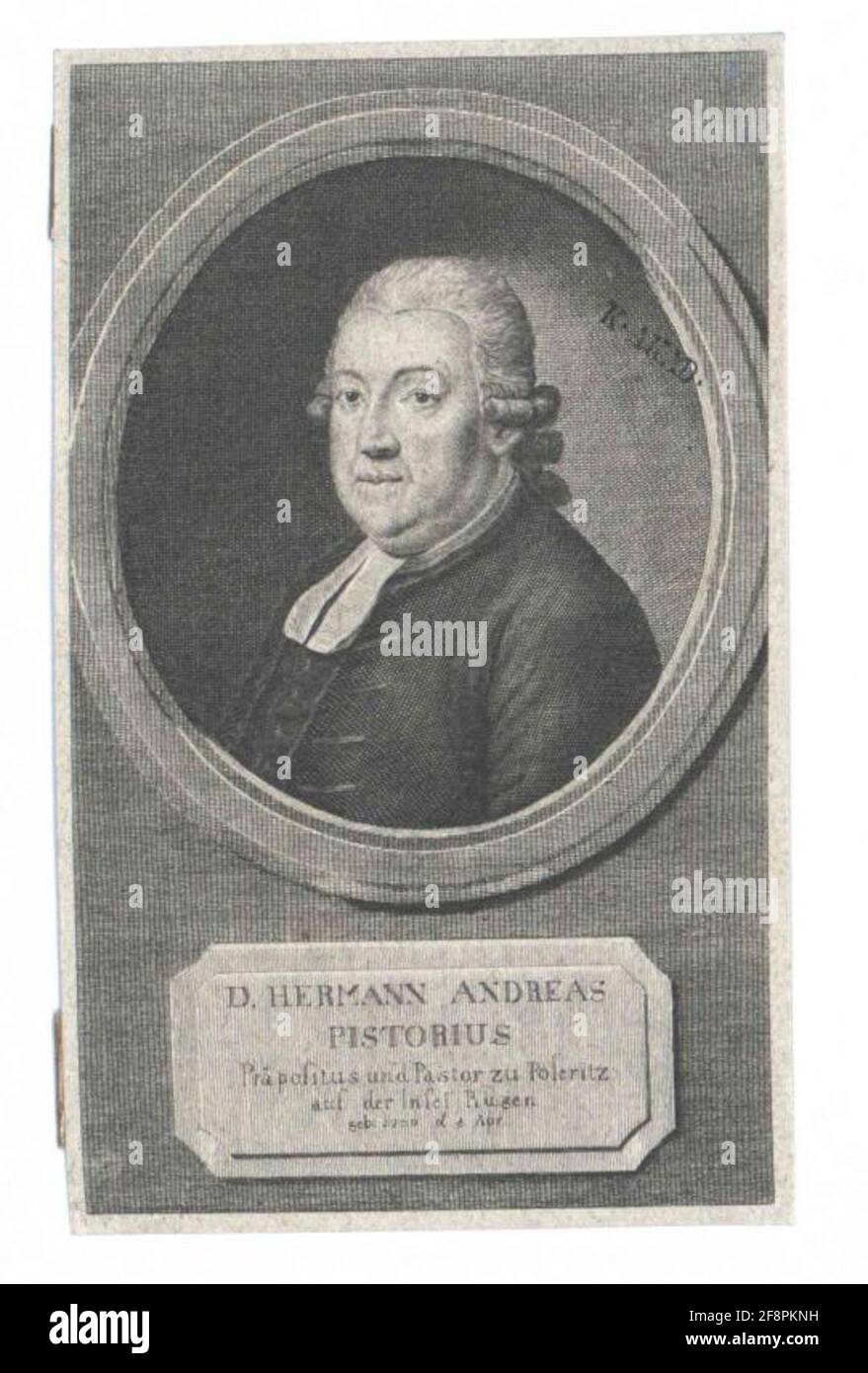 Pistorius, Hermann Andreas Stock Photo - Alamy