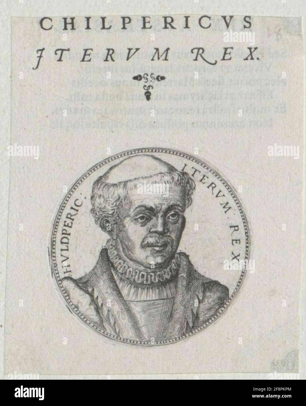 Chilperich I., King of the Swiss franc Unknown artist dating: 1601/1750 ...