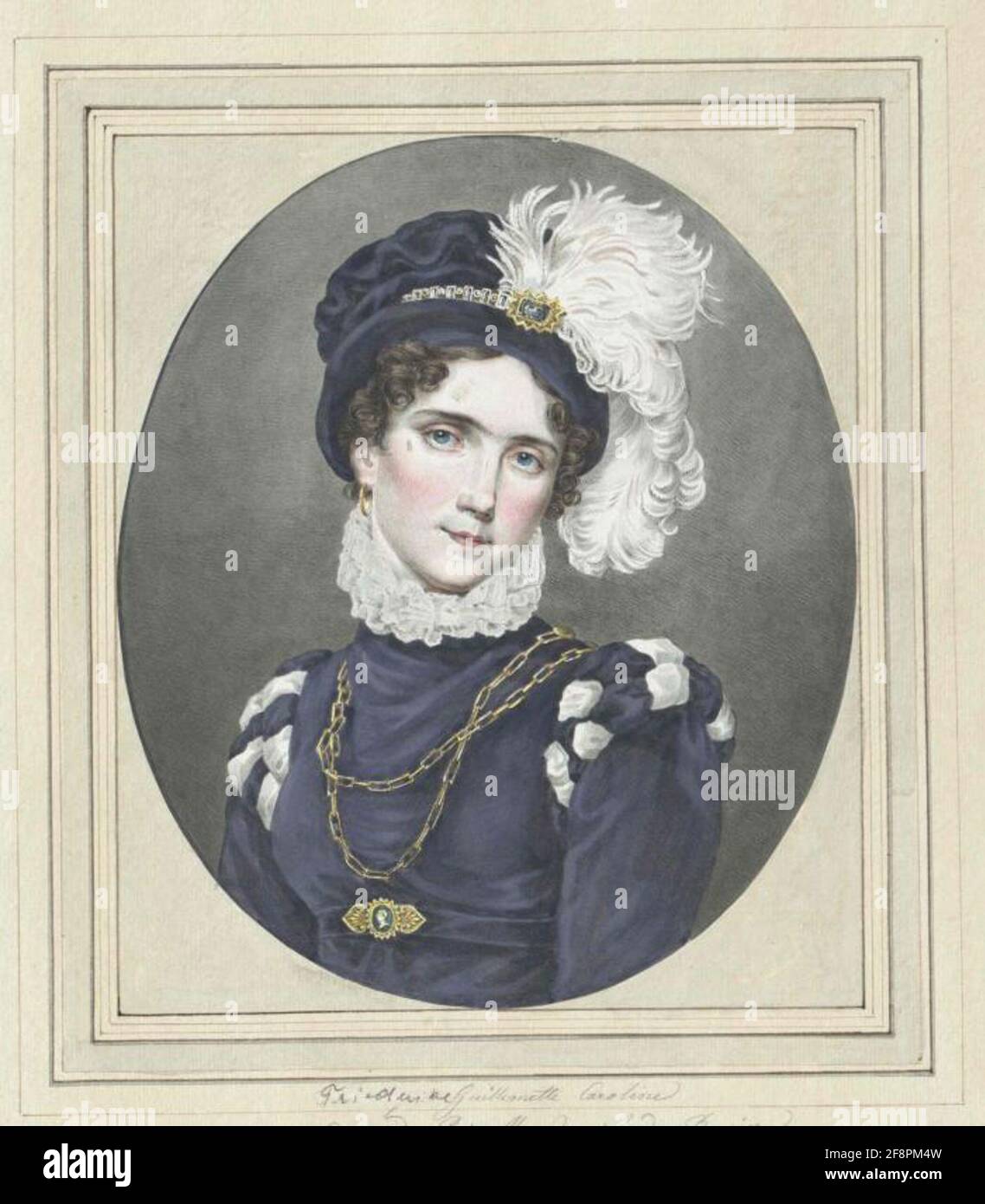 Karoline, Princess of Baden Stock Photo - Alamy