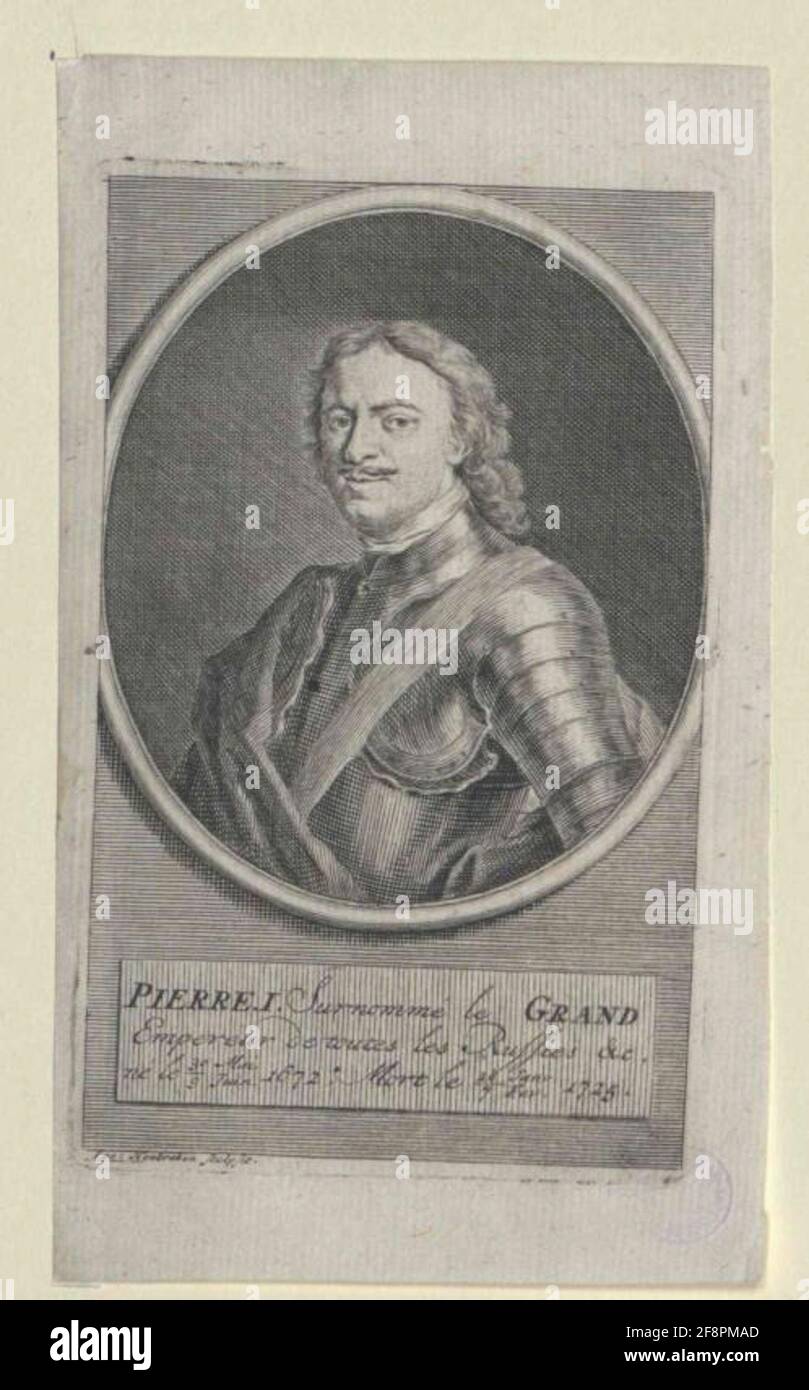 Peter I The Great, Emperor of Russia Stock Photo - Alamy