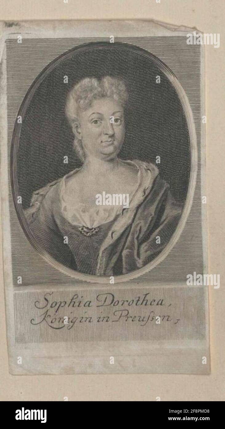 Sophie Dorothea, Princess of England Stecher: Bernigeroth, Martin Stock Photo - Alamy