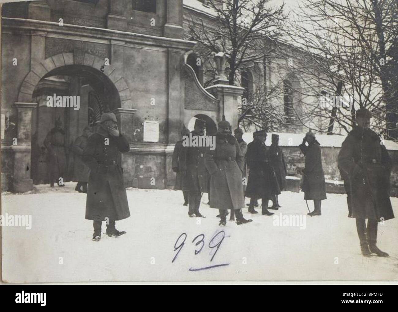 Kaiser Wilhelm II birthday party 1917 (Official group Stock Photo - Alamy