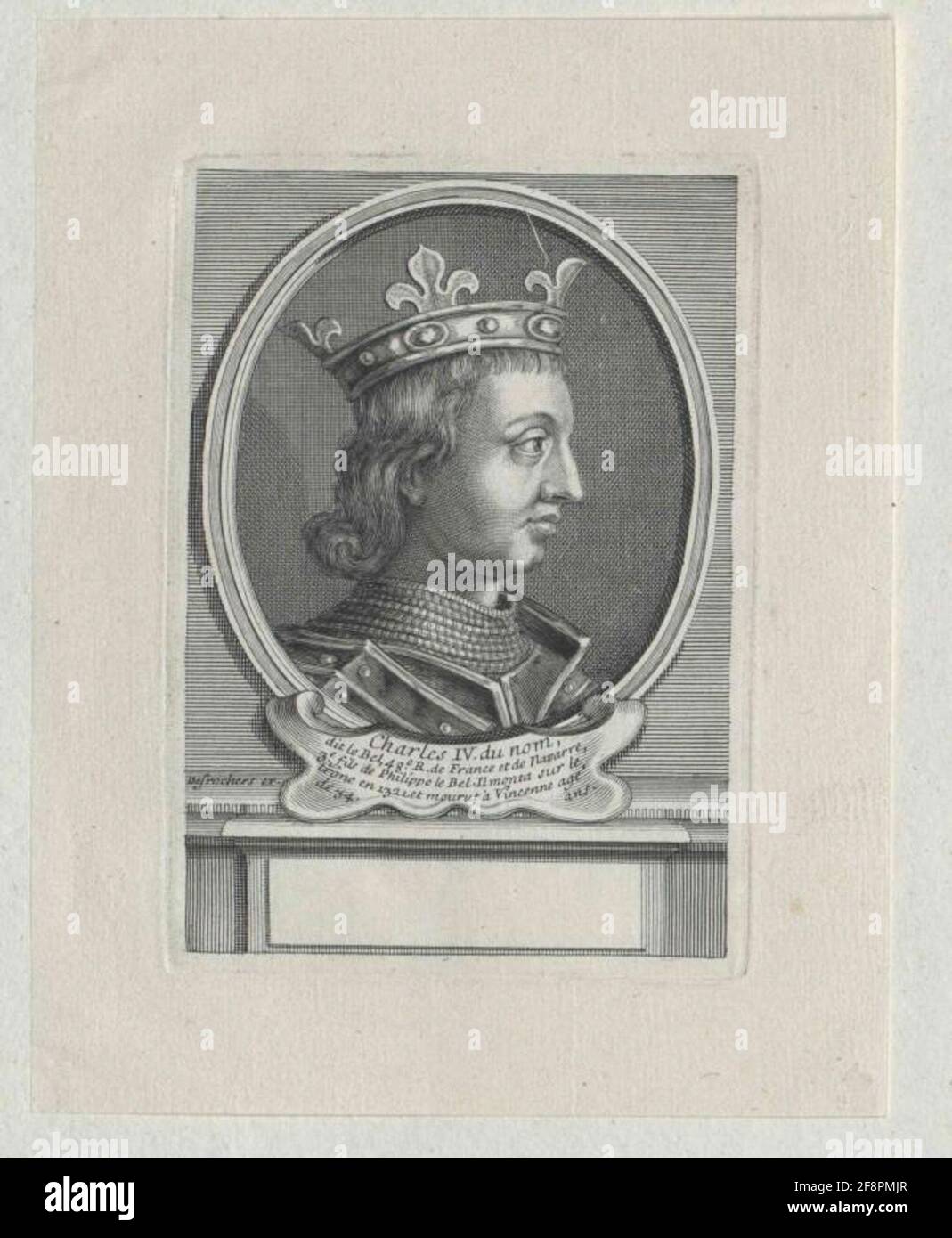 Karl IV. The beautiful, king of France Stock Photo - Alamy