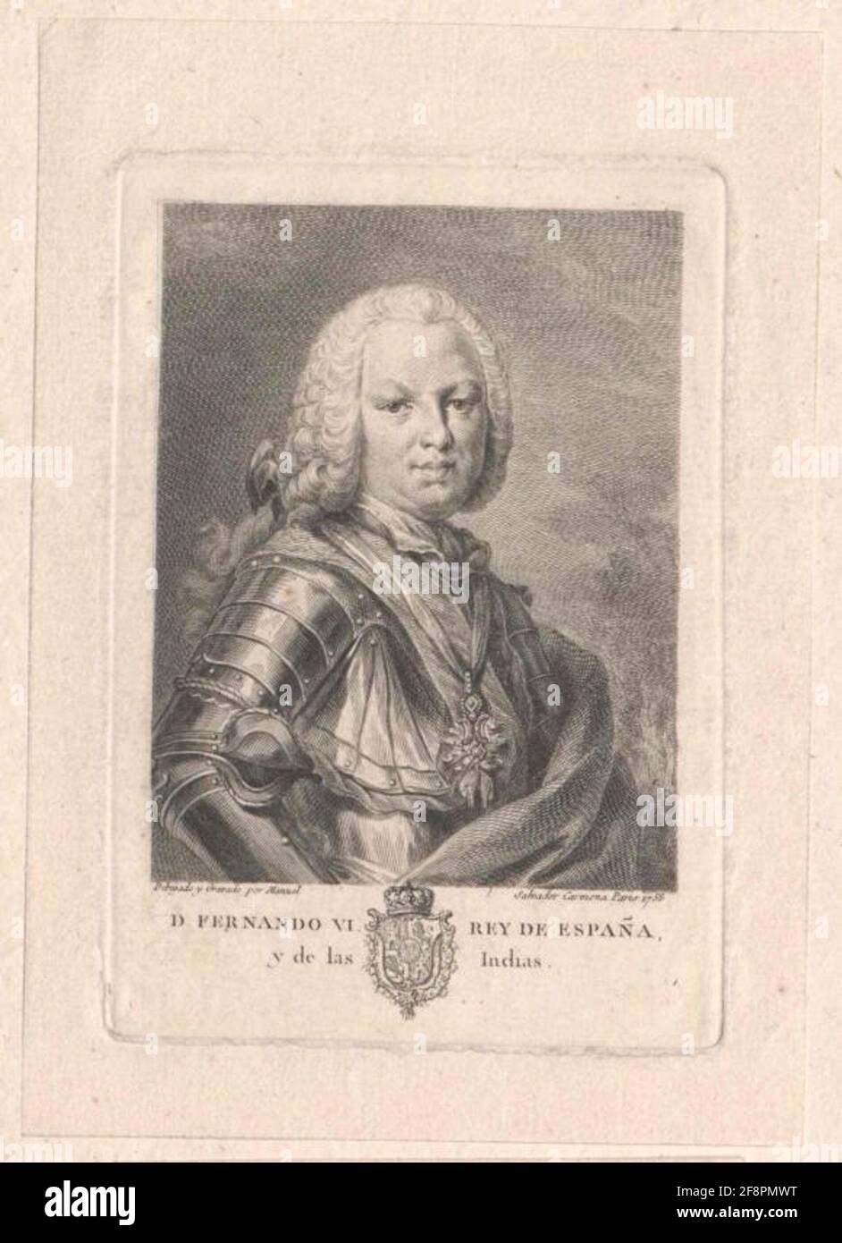 Ferdinand VI., King of Spain Stock Photo - Alamy