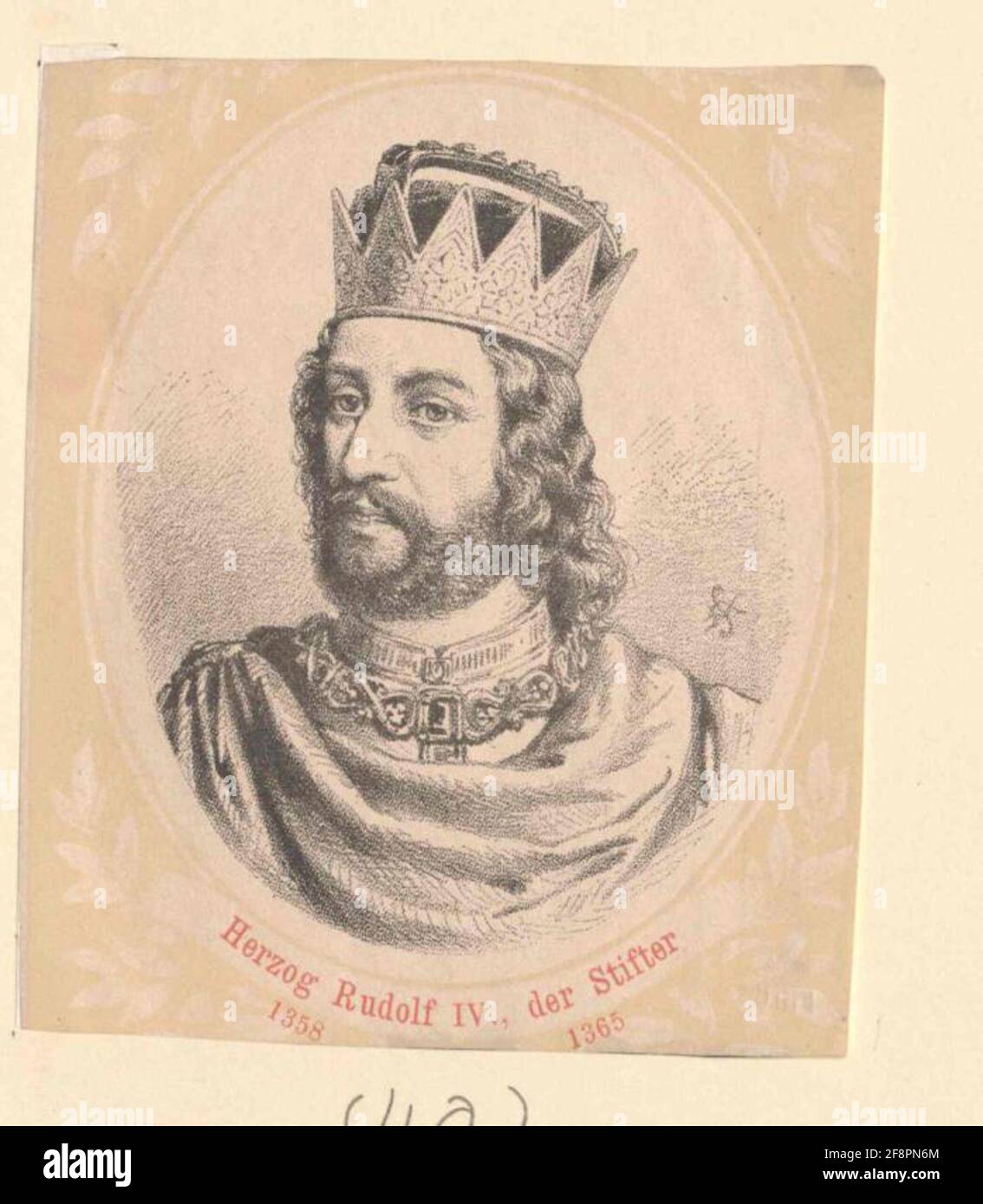 Rudolf IV. The Stifter, Duke of Austria Stock Photo - Alamy