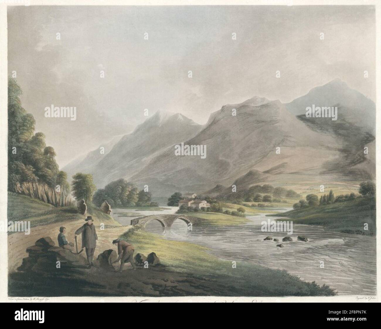 View of the Grange at the entrance of Borrodale in Cumberland To the ...