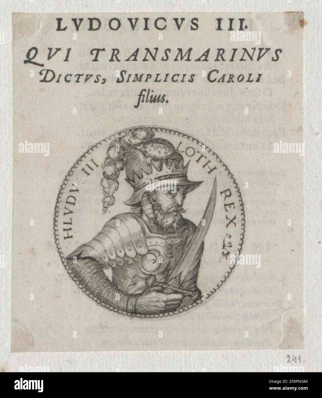 Ludwig IV., The overseas king of France Stock Photo - Alamy