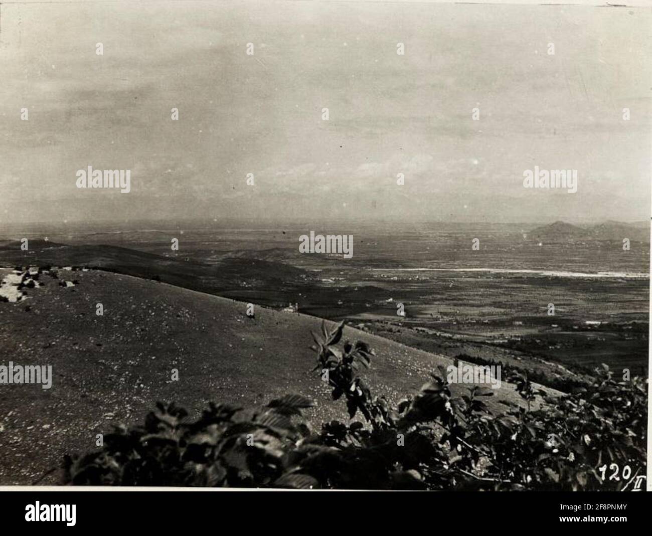 Panorama of Fajti Hrib Kote 464 southeastern Görz Stock Photo - Alamy