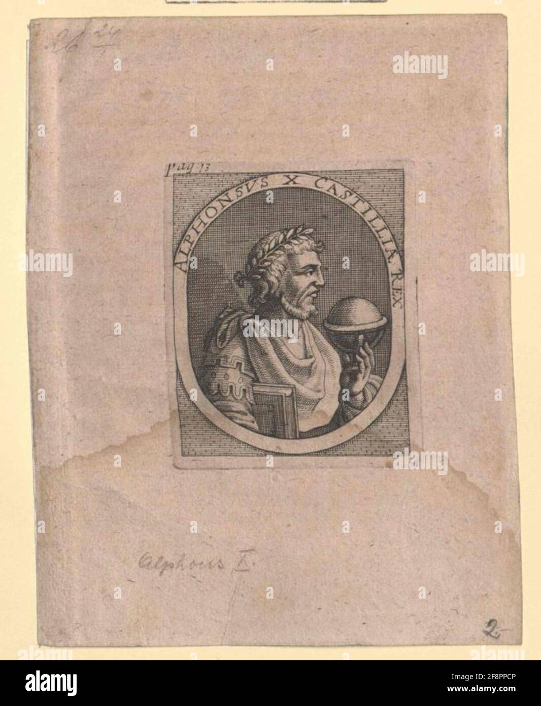 Alfons X. The Way, King of Castile and León Stock Photo - Alamy