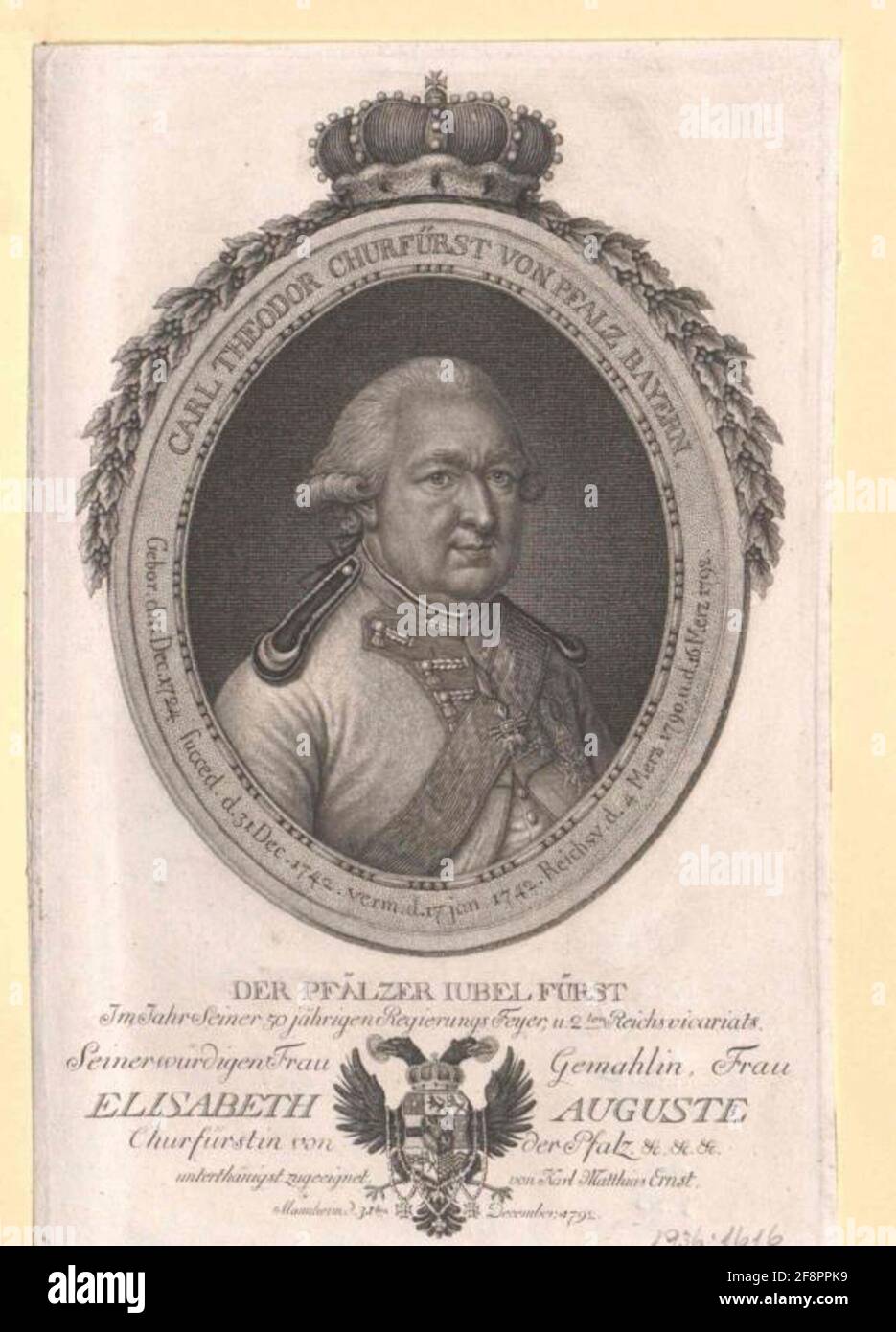 Elector bavaria karl theodor hi-res stock photography and images - Alamy