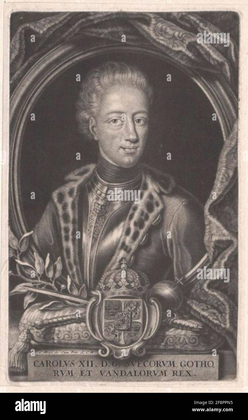 Karl Xii., King of Sweden Stock Photo - Alamy