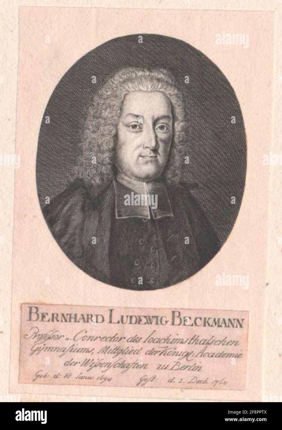 Beckmann, Bernhard Ludwig Stock Photo - Alamy