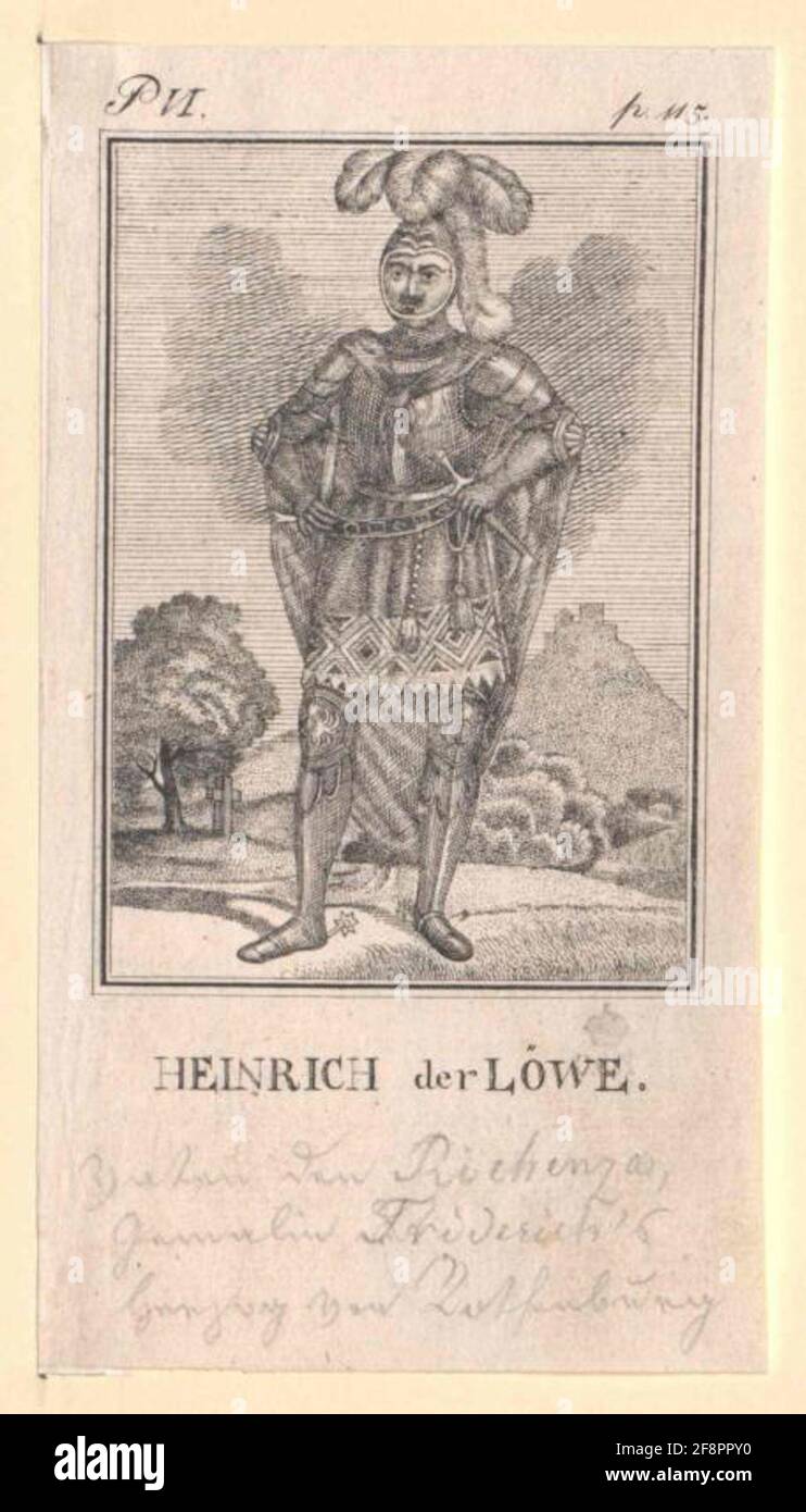 Heinrich of the Lion, Duke of Bavaria Stock Photo - Alamy