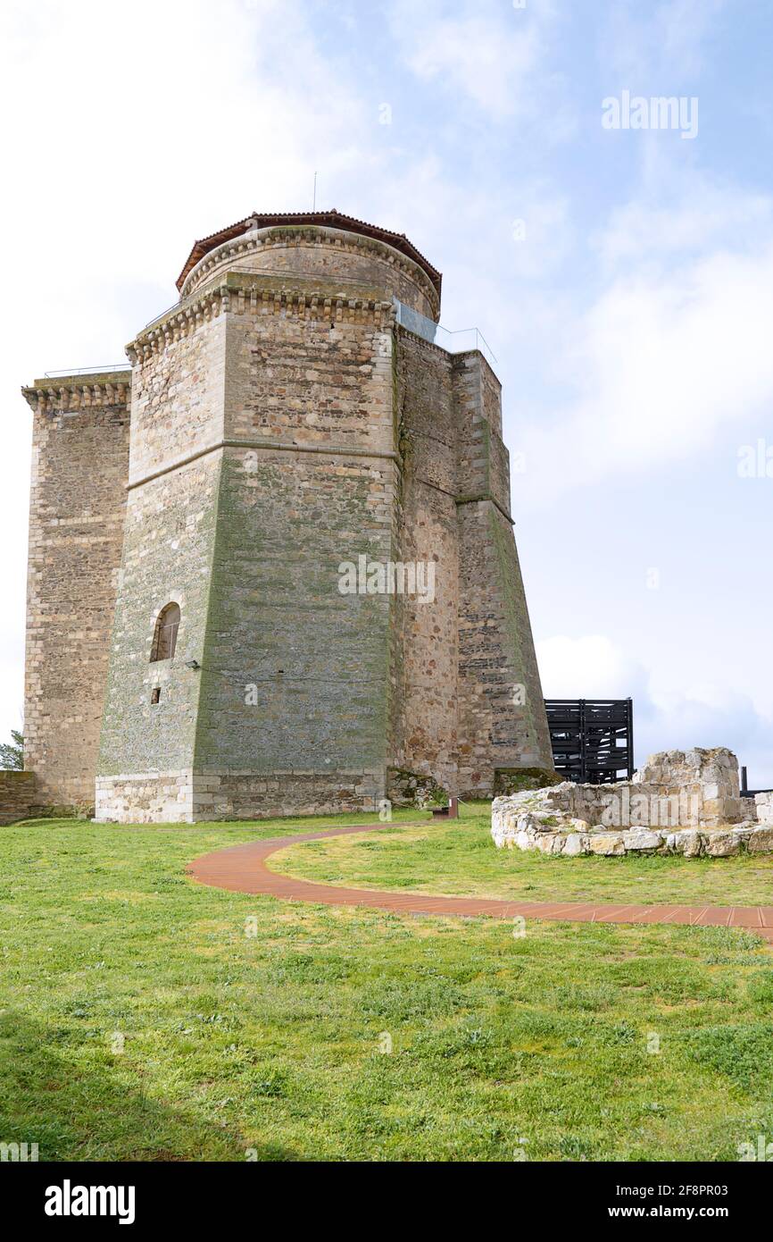 Famous Castle of the Dukes of Alba in the historic city of Alba de ...