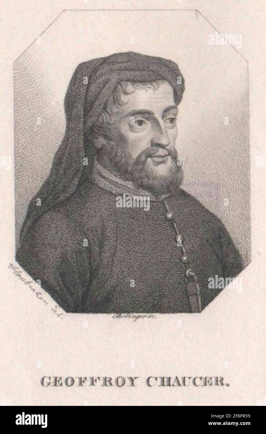 Medieval manuscript chaucer hi-res stock photography and images - Alamy