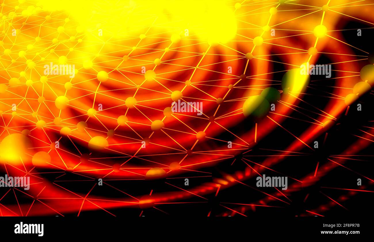 Awesome abstract blur background. Light waves. 3D rendering Stock Photo ...