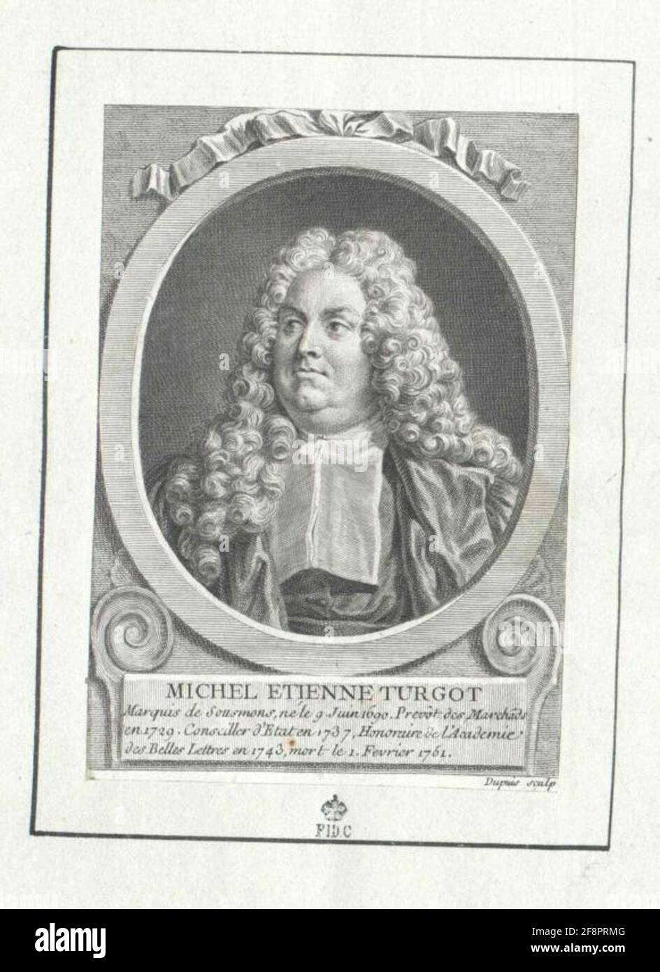 Turgot, Michele Etienne Stock Photo - Alamy