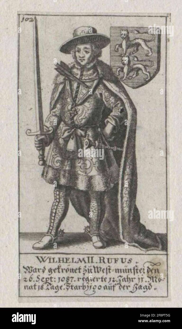 Wilhelm II, King of England Stock Photo - Alamy