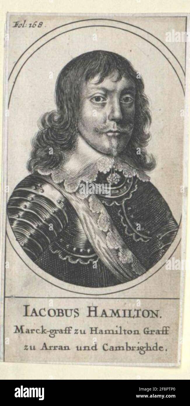 Hamilton, James Duke of Stock Photo - Alamy