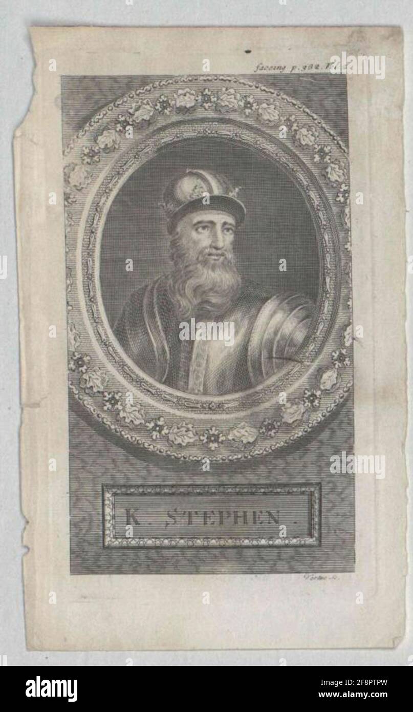 Stephan, King of England Stock Photo - Alamy