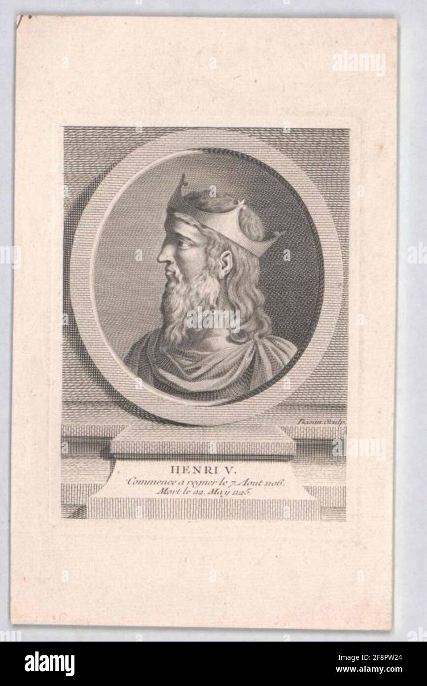 Heinrich V., Roman-German Kaiser Stock Photo - Alamy