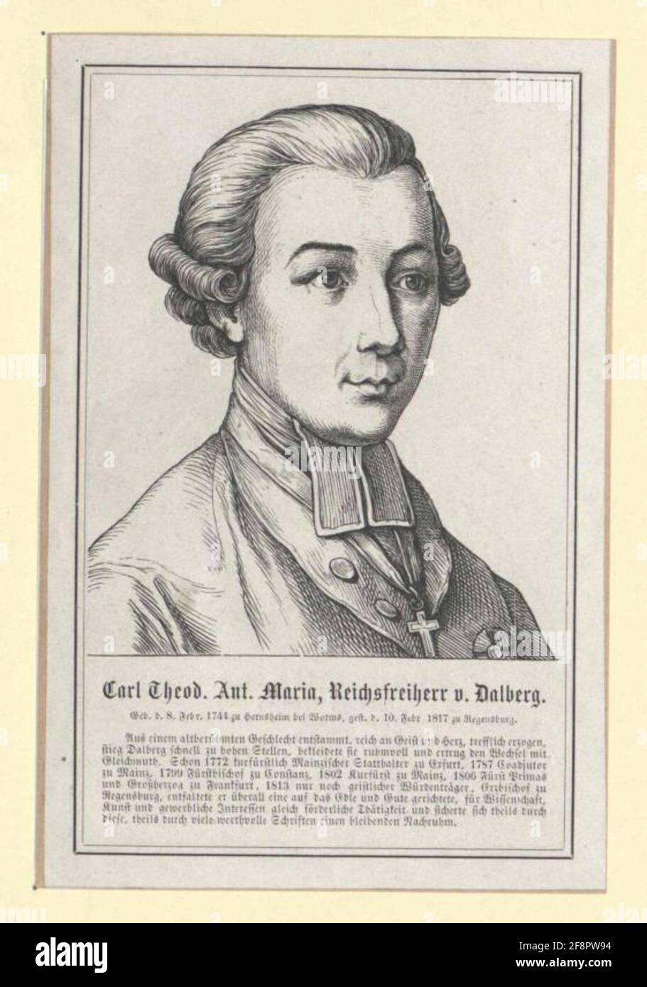 Dalberg, Karl Theodor Freiherr Stock Photo - Alamy
