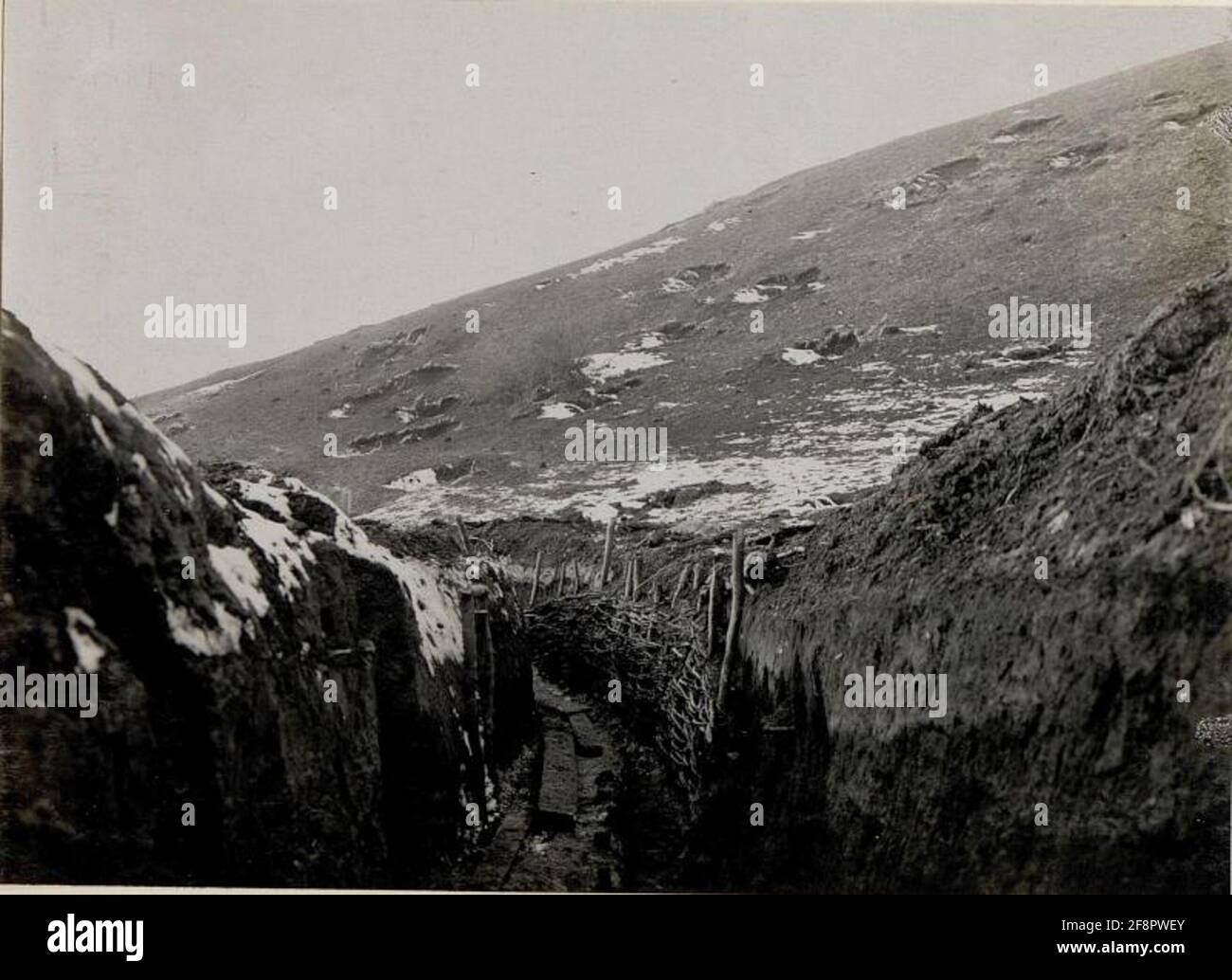 Turkish trenches at Miesczyczow Stock Photo - Alamy