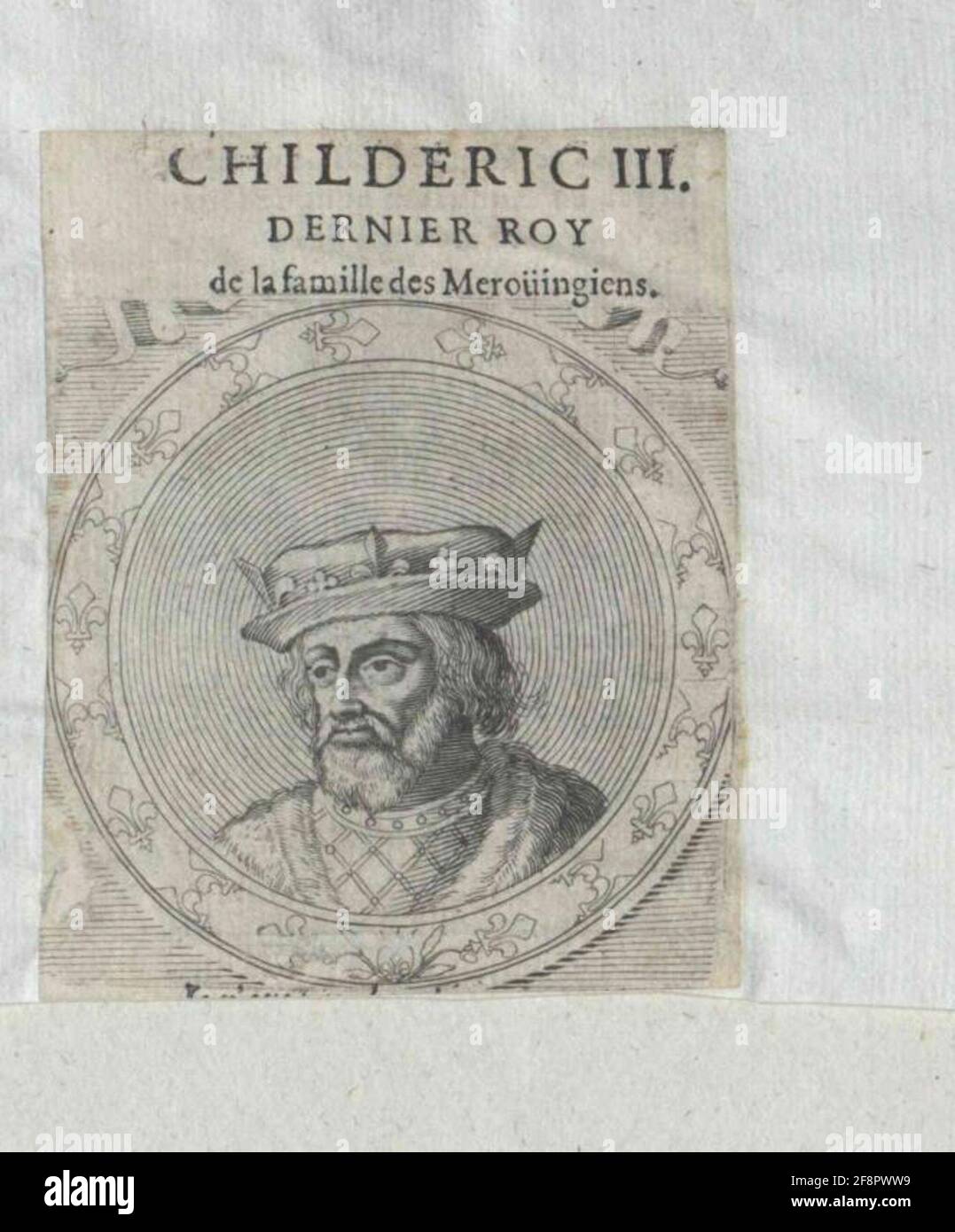 Childerich III., King of Franconia Stock Photo - Alamy