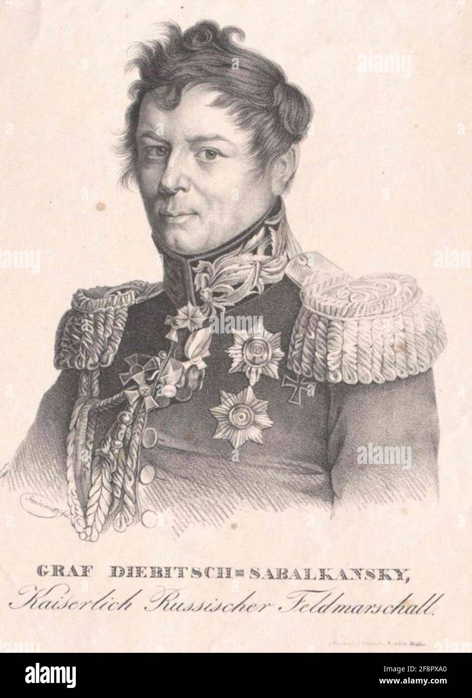 Diebitzsch-sabalkansky, Johann Karl Graf Stock Photo - Alamy