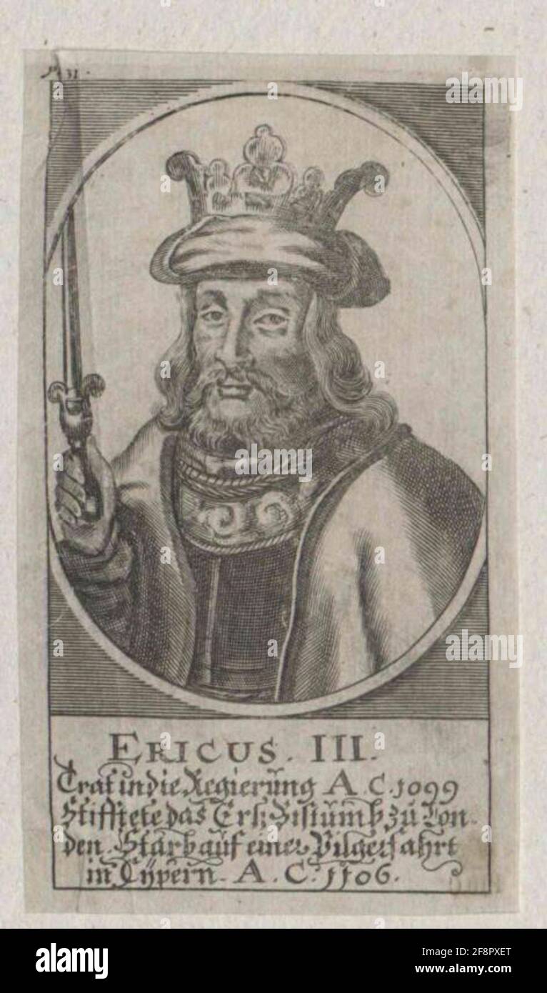 Erik the good, king of Denmark Stock Photo - Alamy