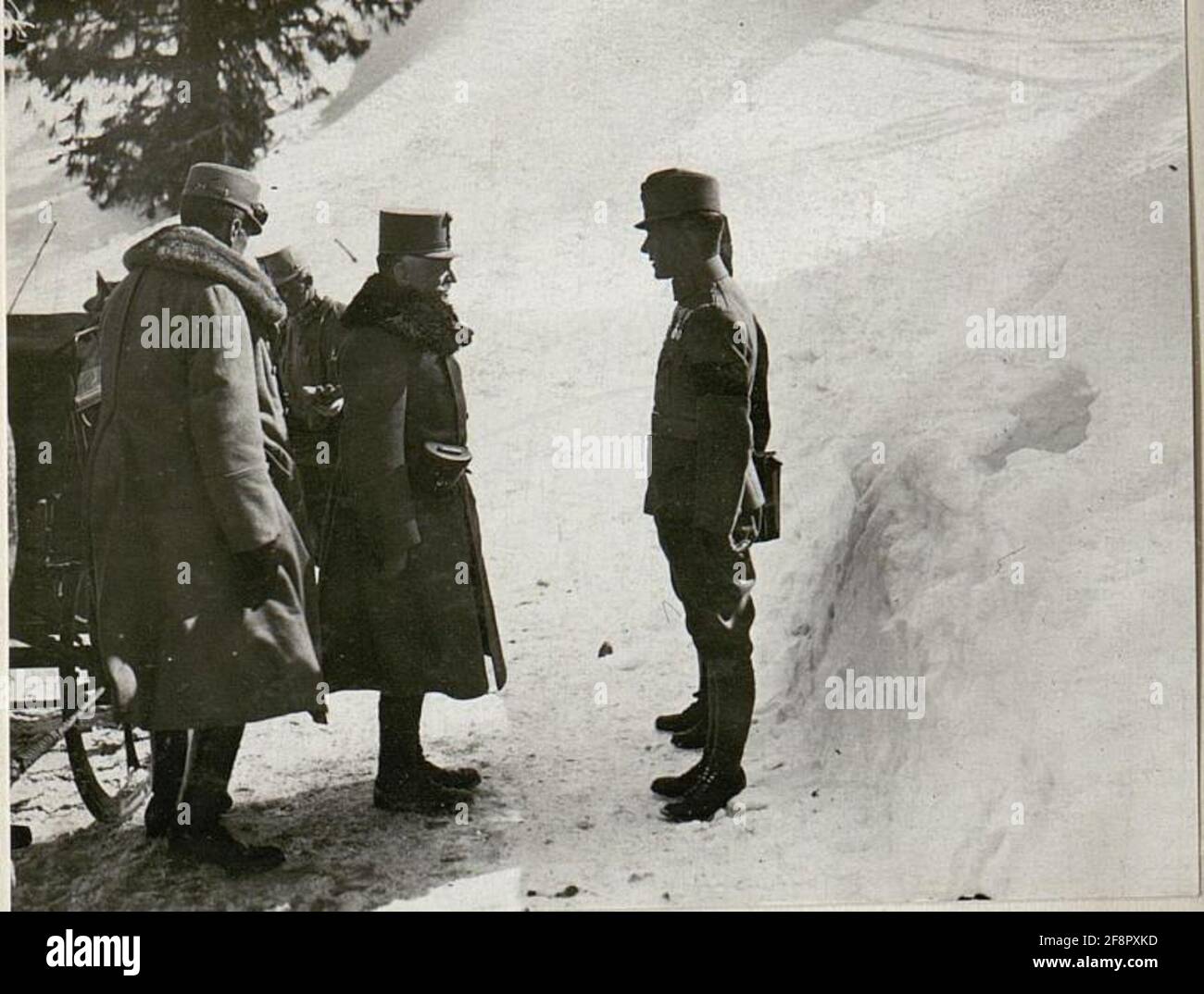 Excellence Conrad v.ötzendorf when climbing the Valbonasattel Stock ...