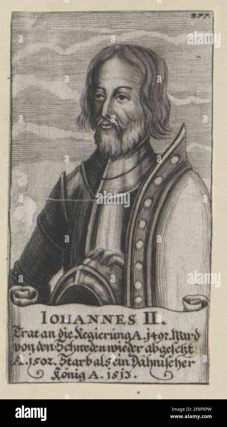 Johann I, King of Denmark and Norway Stock Photo - Alamy