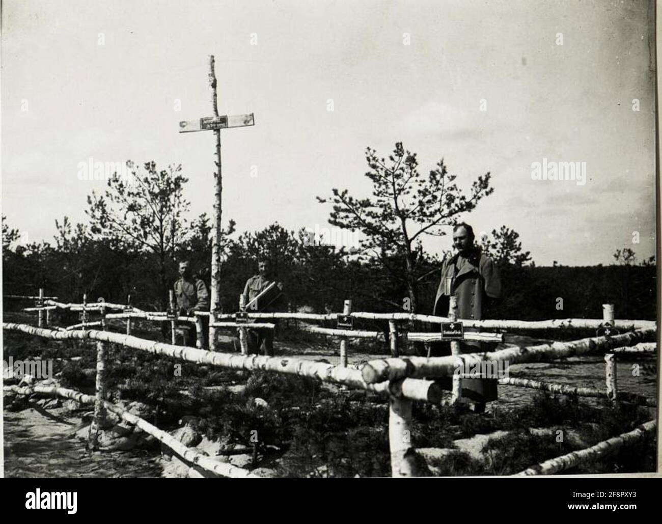 Graves at the height west of Rogowiec of the Royal Hungarian Honved of ...