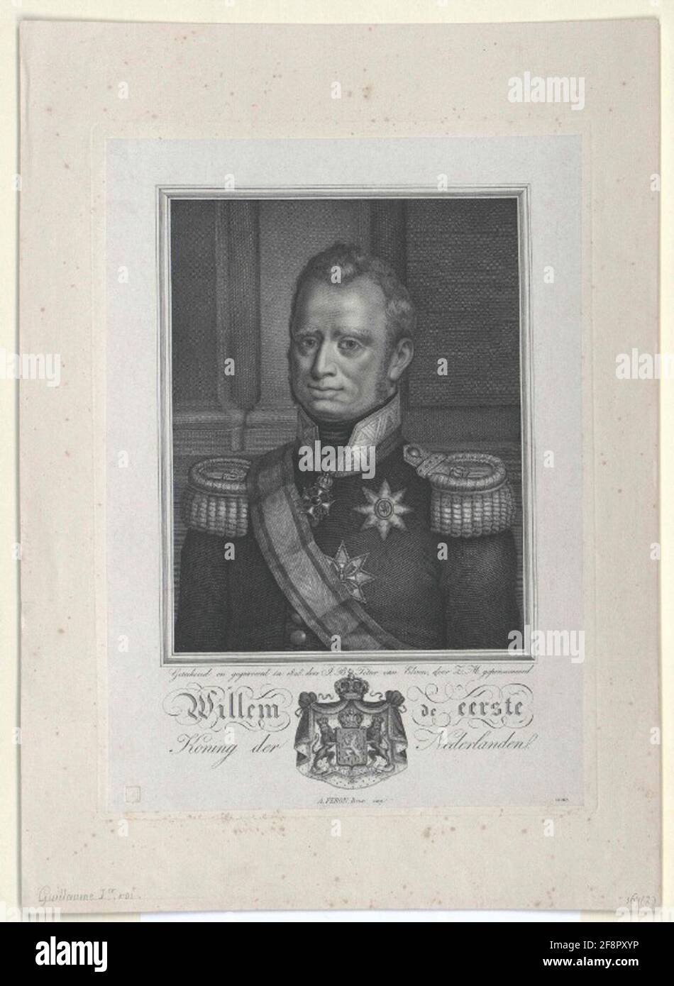 Wilhelm I, King of the Netherlands Stock Photo - Alamy