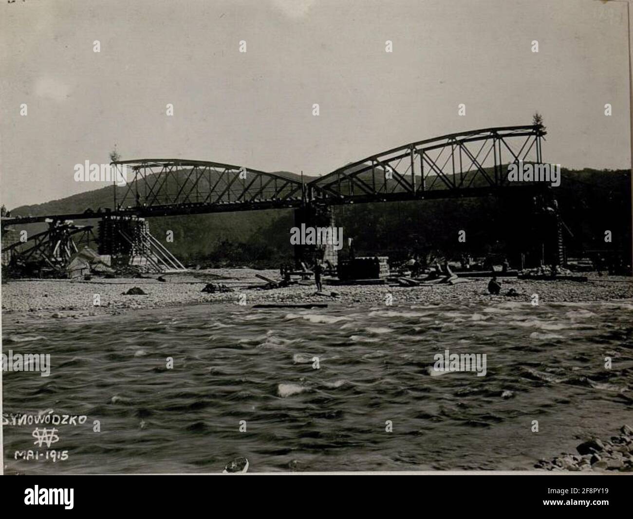 Destroyed railway bridge hi-res stock photography and images - Alamy