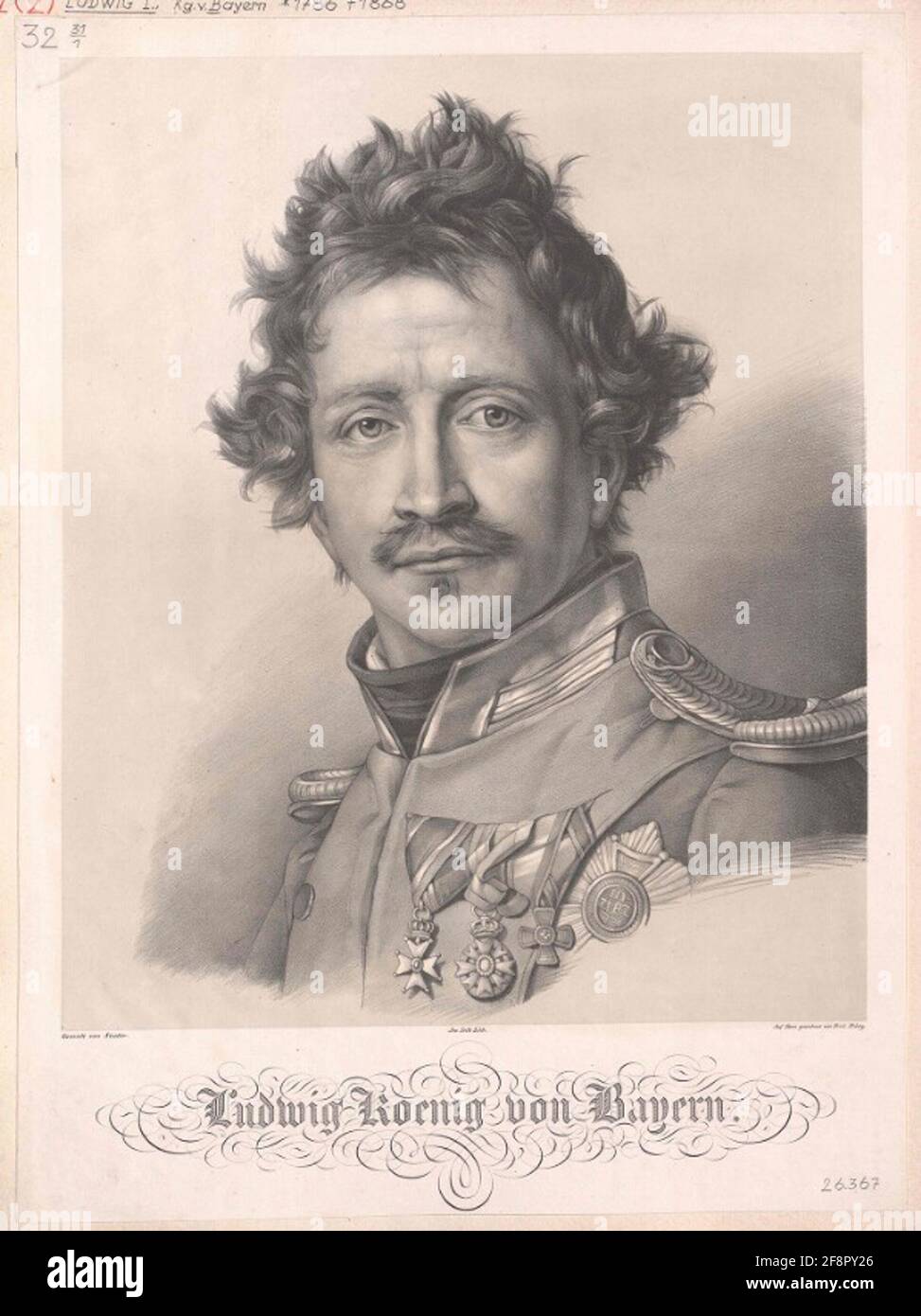 Ludwig I, King of Bavaria Stock Photo - Alamy