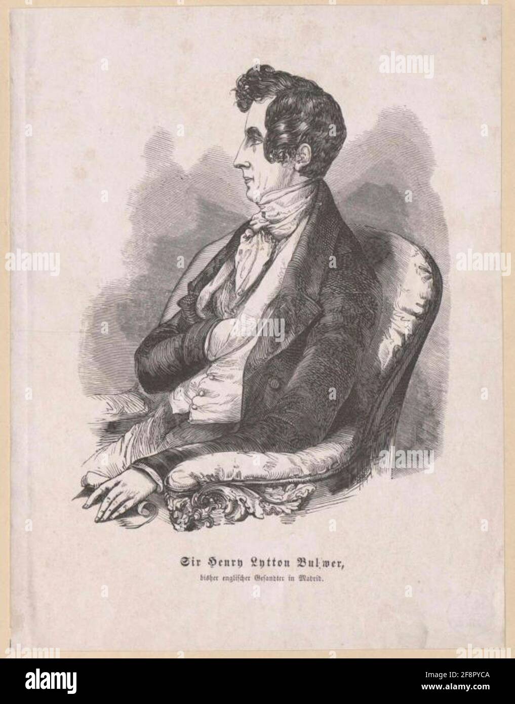 Bulwer, Henry Earl of Lytton Stock Photo - Alamy