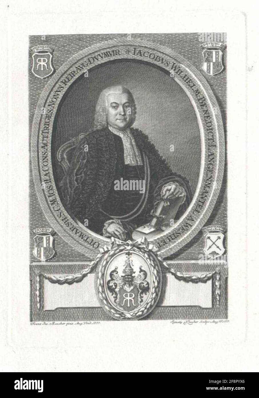 Long coat from Westheim, Jacob Wilhelm Benedict Stock Photo - Alamy