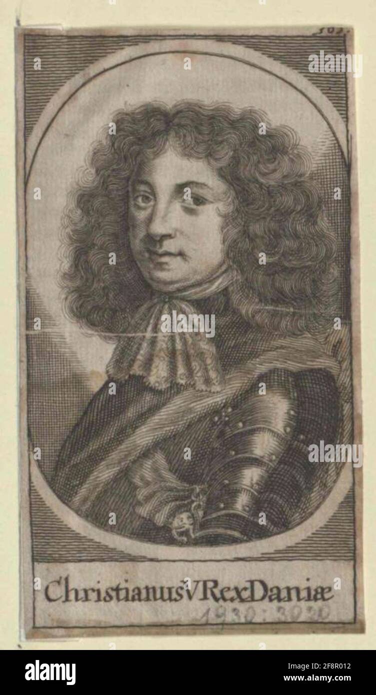 Christian V, King of Denmark Stock Photo - Alamy