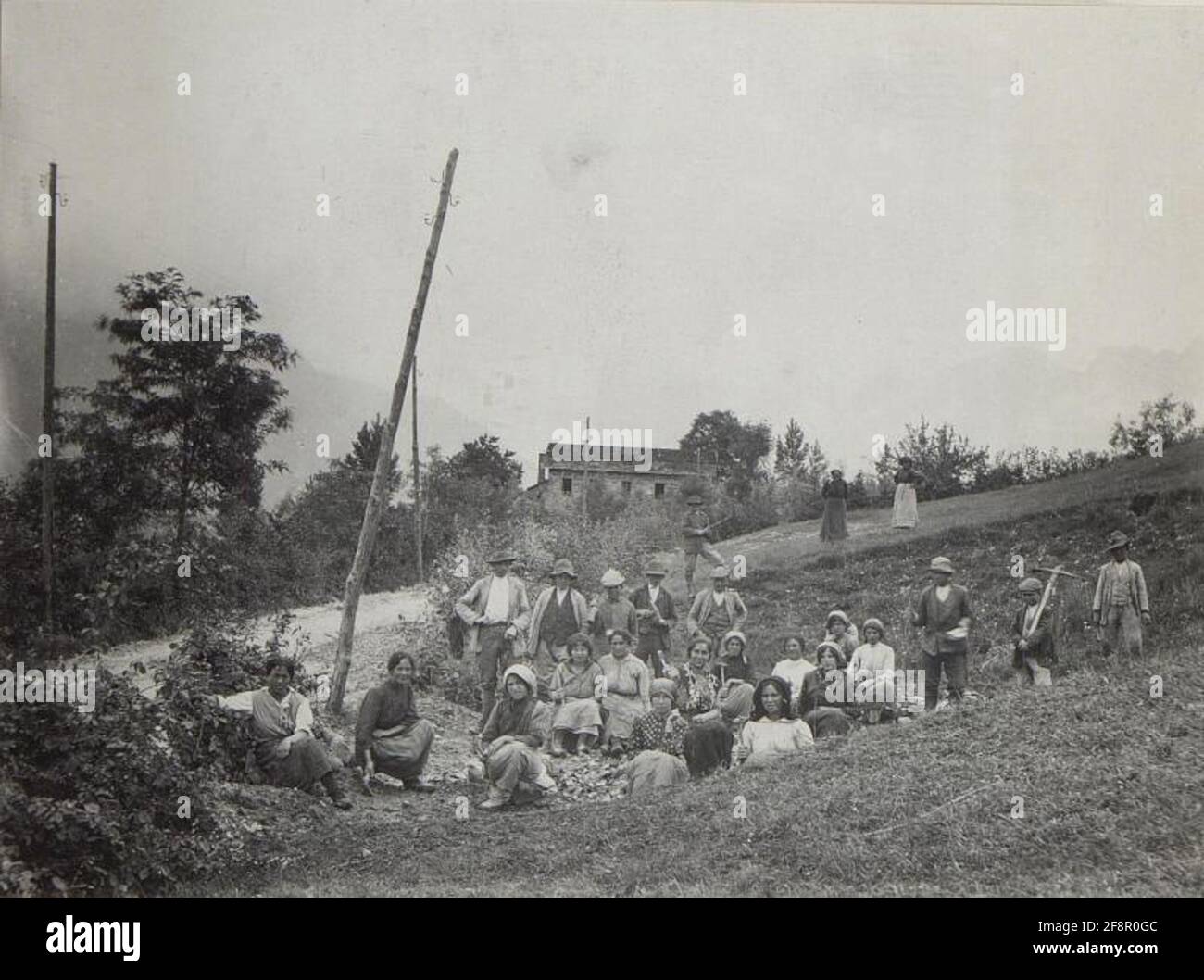 Stone breaker group Stock Photo - Alamy