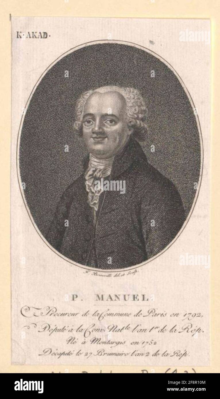 Manuel, Pierre Louis Stock Photo - Alamy