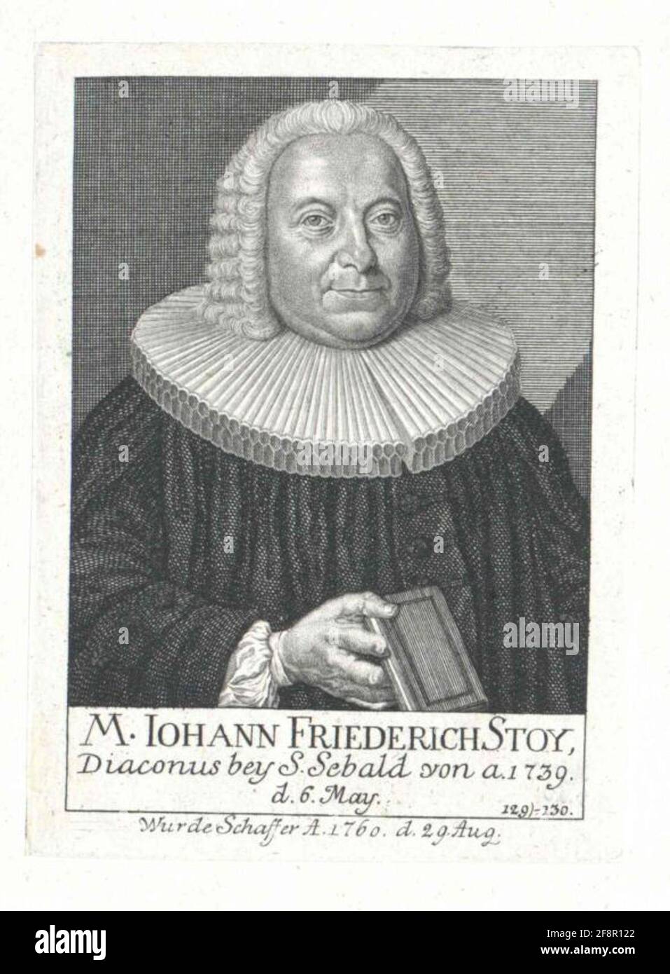 Stoy, Johann Friedrich Stecher: Roth, Christoph Melchior Stock Photo ...