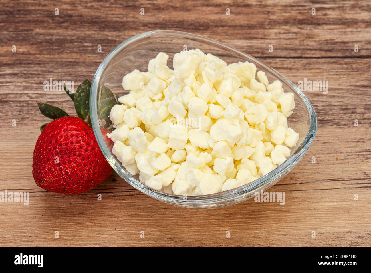 Dietary food - grain cottage cheese in the bowl Stock Photo - Alamy